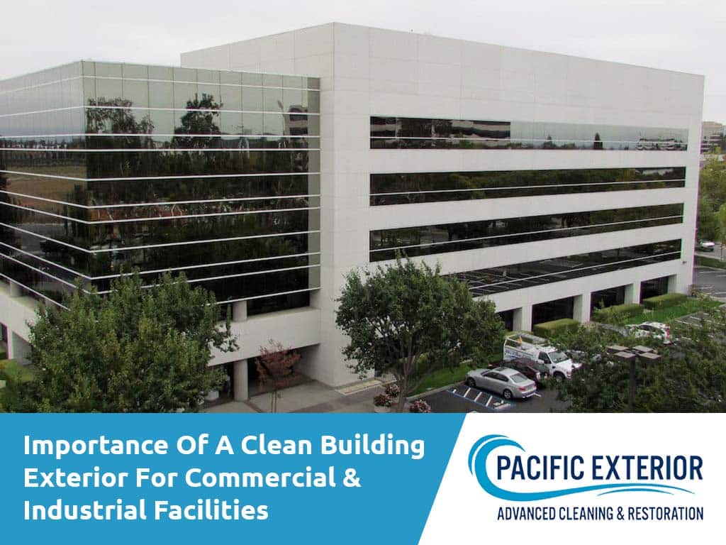 Clean Building Exterior For Commercial And Industrial Facilities